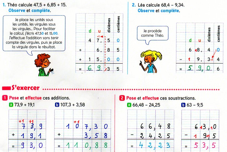 Activités de recherche et ex1,2 p83 CM2 – Ecole St JOSEPH 85260 ...